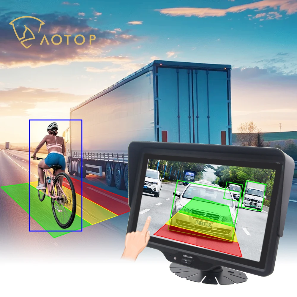10.1" 4ch Bsd Monitor Intelligent Algorithm Image Pedestrian Vehicle ...