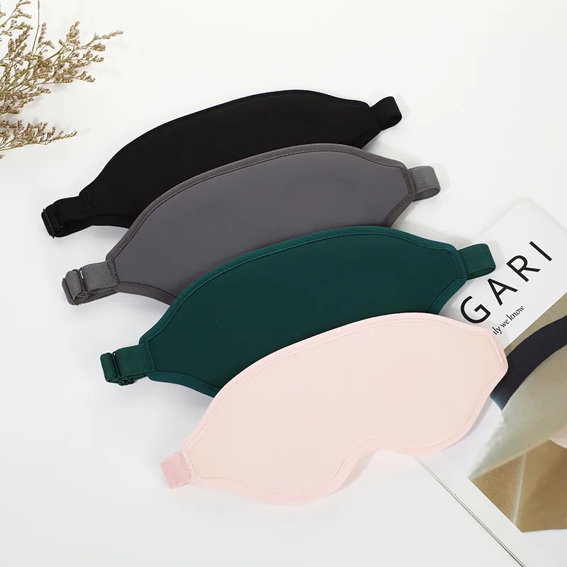 Grey Color 3D Silk Blackout Eyemask Sleep Mask Kids Silk Sleeping Under ...
