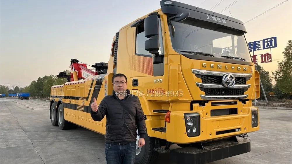 Cenlvon 18-ton Wrecker Truck Manufacturing Isuzu 16 Tons Towing Wrecker ...