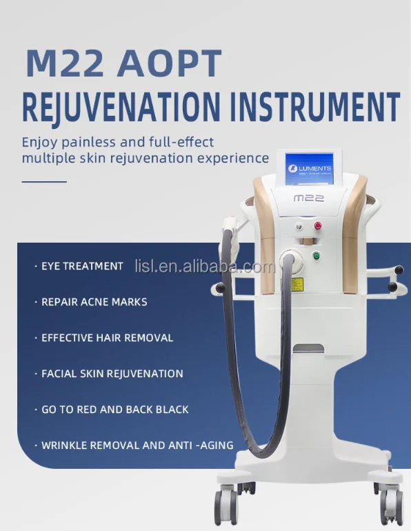 High Performance Beauty Salon M22 Ipl Hair Removal Opt Skin Rejuvenation Machine Non-invasive ...
