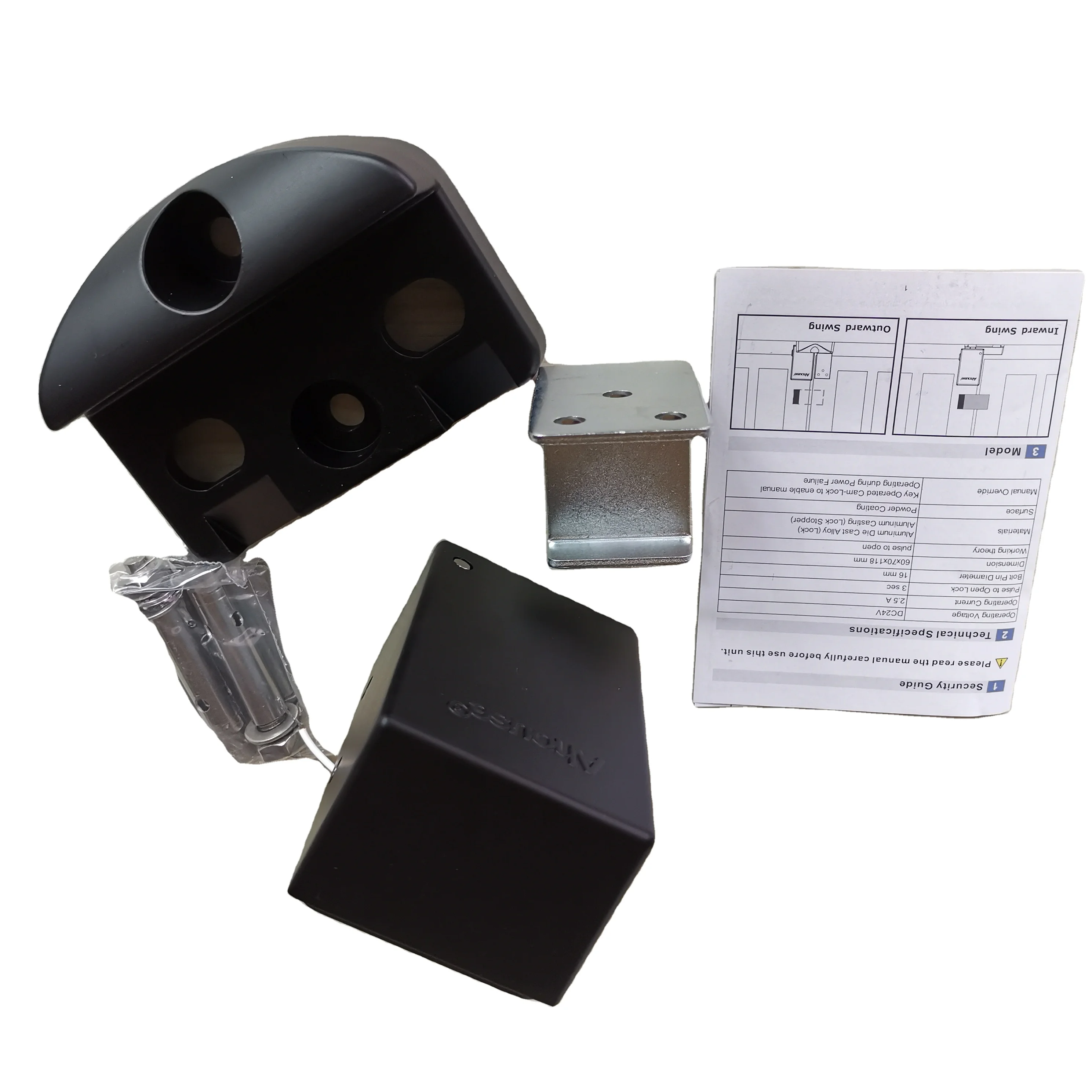 Smart Electric lock Floor Lock DC24V Electric Gate Drop Down Bolt for ...