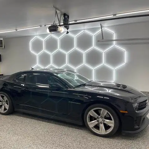 New Led Hexagonal Detailing Honeycomb Ceiling Panel Light For Car Wash ...