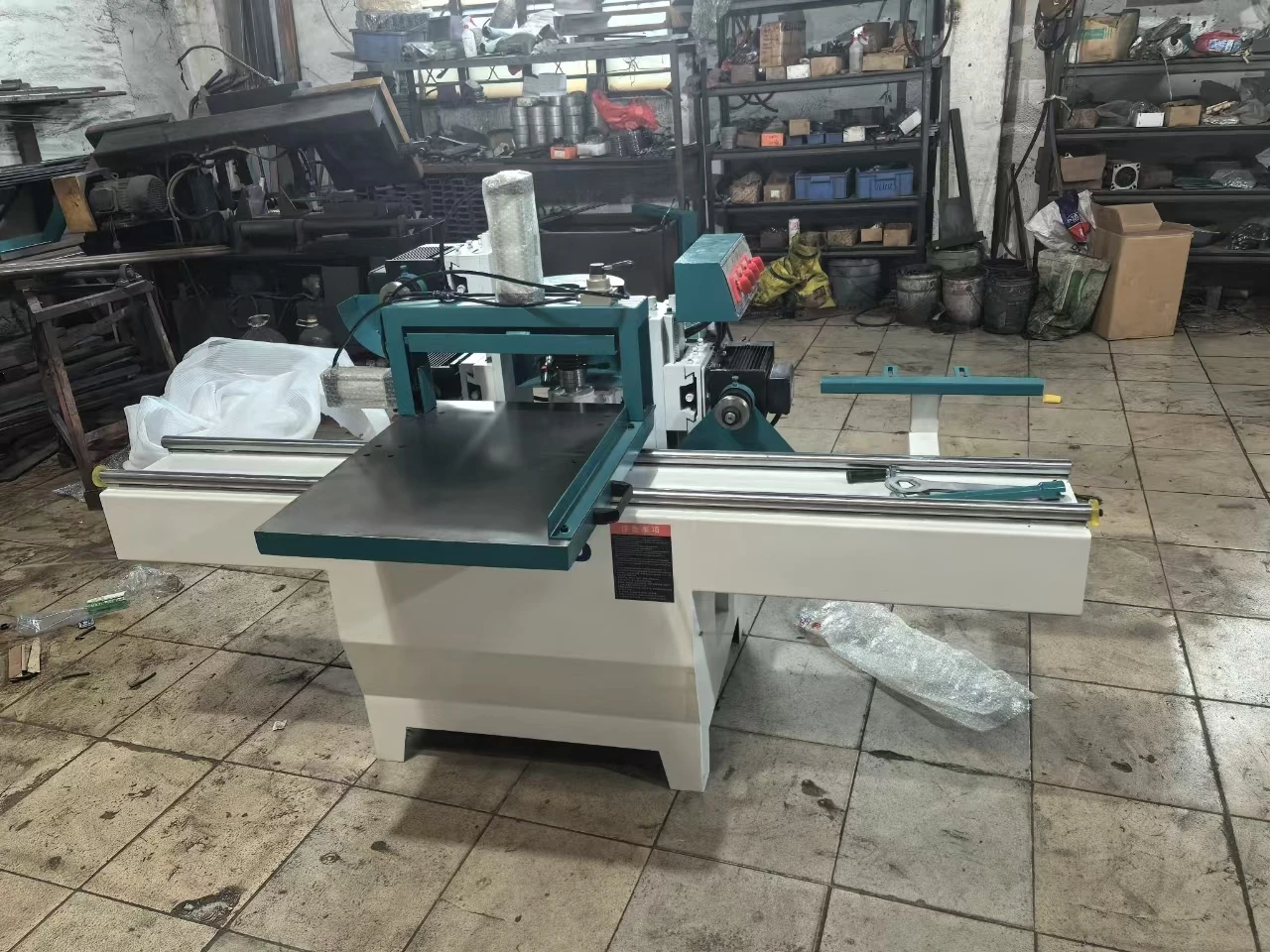 Track Five-Disc Tenoning Machine - High Productivity Woodworking Tool