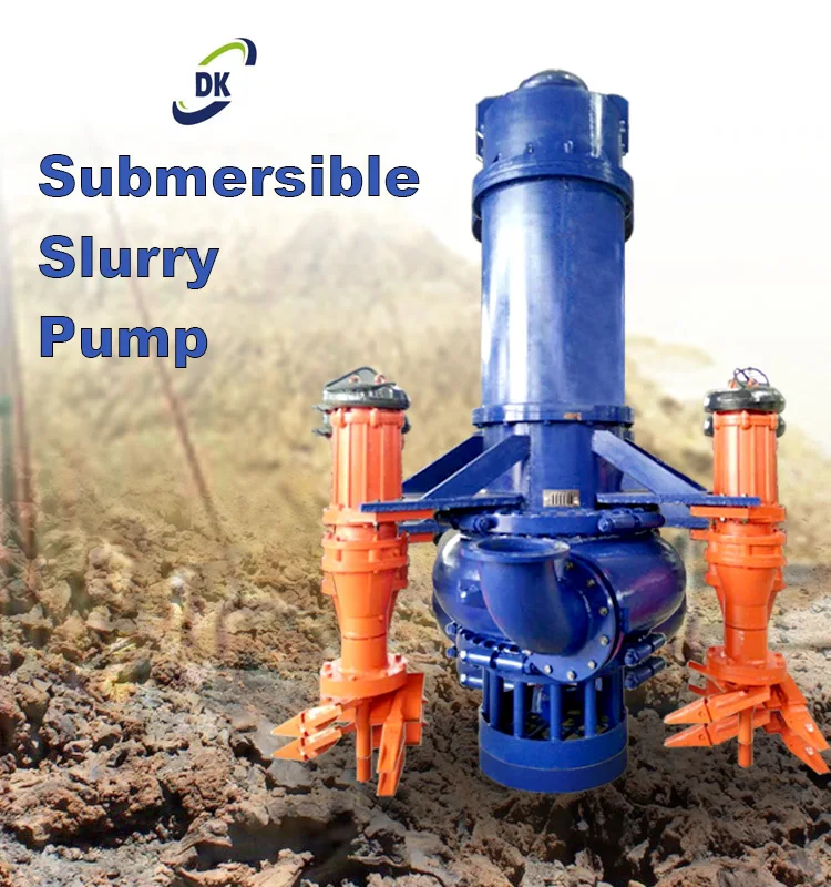 Processing Electric Submersible Wet Mud Slurry Pump With Agitators ...