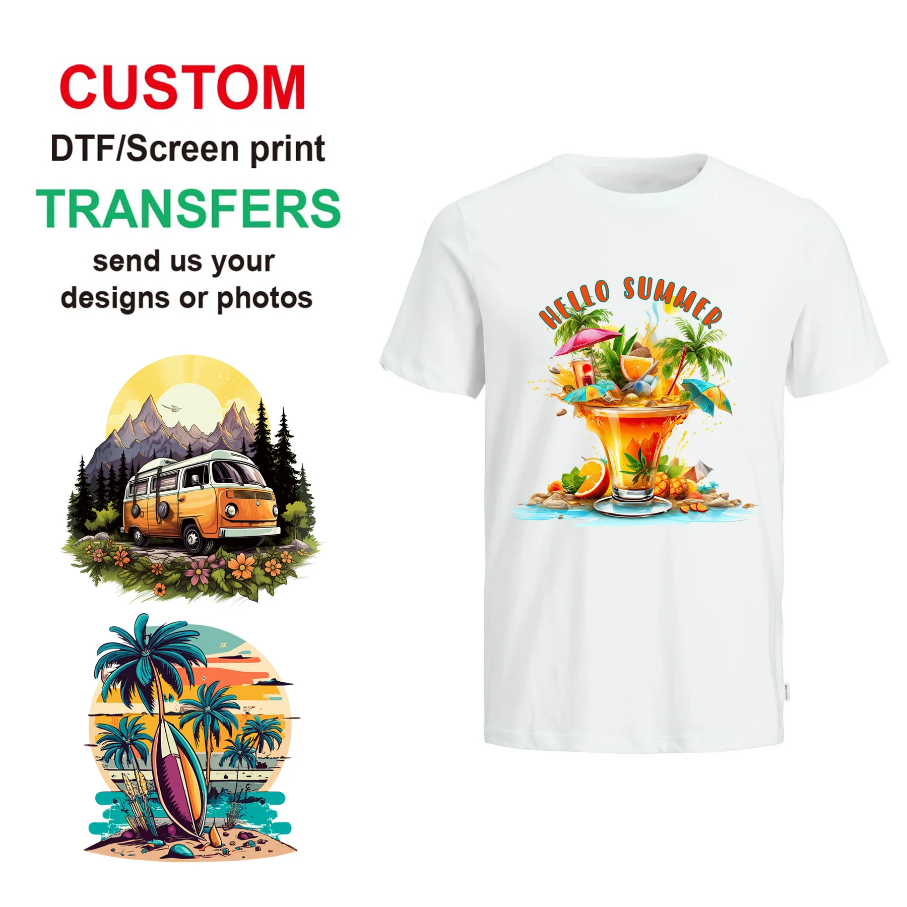 Dtf Heat Transfer Screen Print Custom Puff Vinyl Plastisol Iron On Heat ...