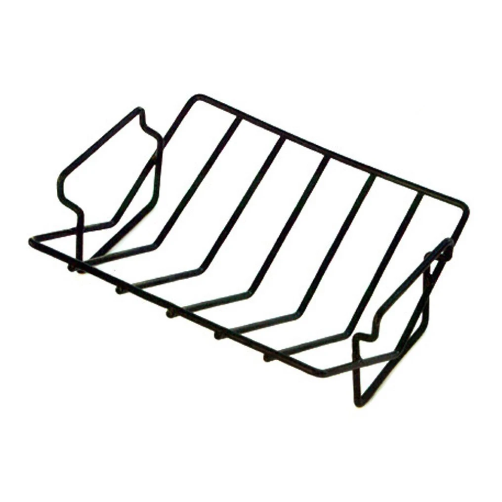 Non-stick Coating V Shape Rib Bbq Grill Rack - Buy V Shape Rib Rack,Rib ...