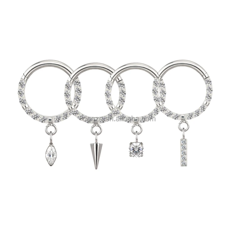 GZN Factory Wholesale High Polished Titanium Body Jewelry