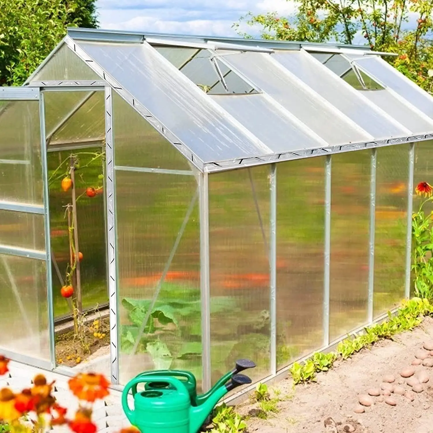 High Quality Greenhouse Film Lock Channel with Wiggle Wire and Spring ...