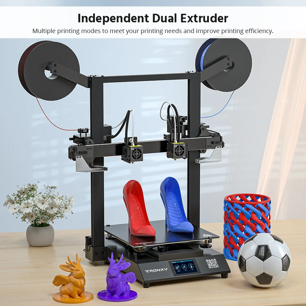 Quiet Drive Two Extruder 3d Print Gemini S Idex Full Metal 3d Printing ...