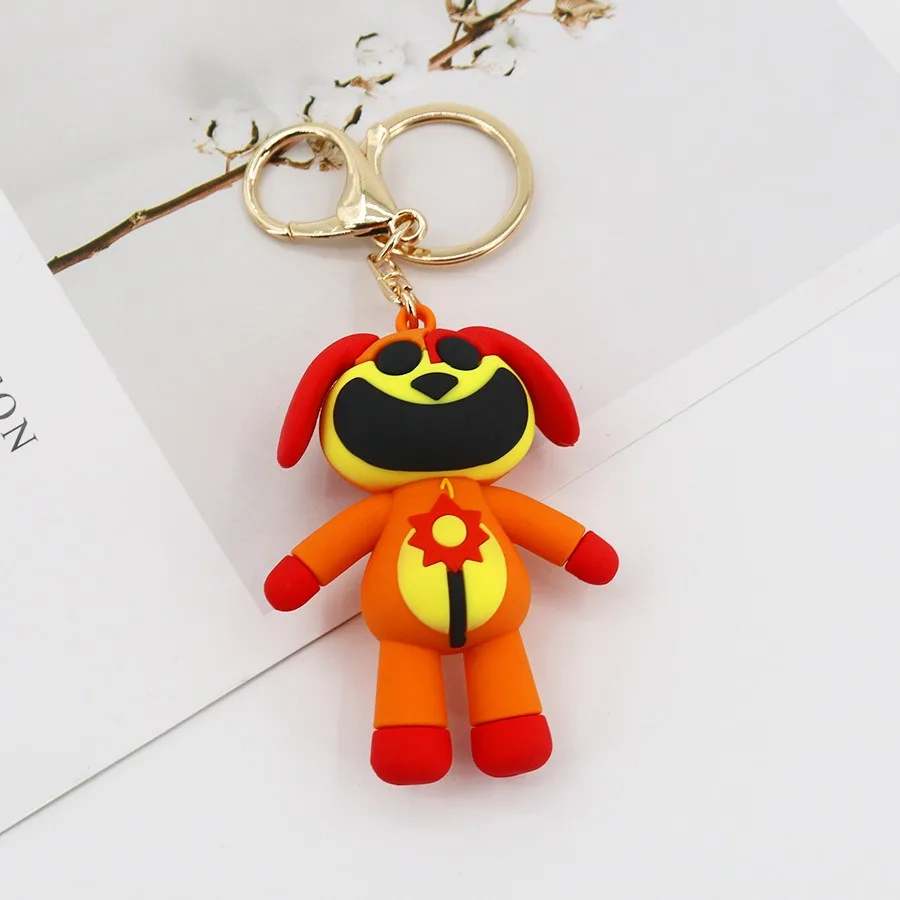 Cartoon Anime Pvc Keychains Playtime Smiling Critters Series-rabbit ...