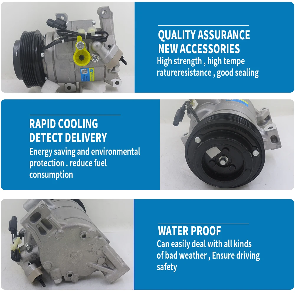 388005FAT121M6 Car Air Conditioner Compressor RS-13 12v Electric Car Compressors for Honda Civic ...