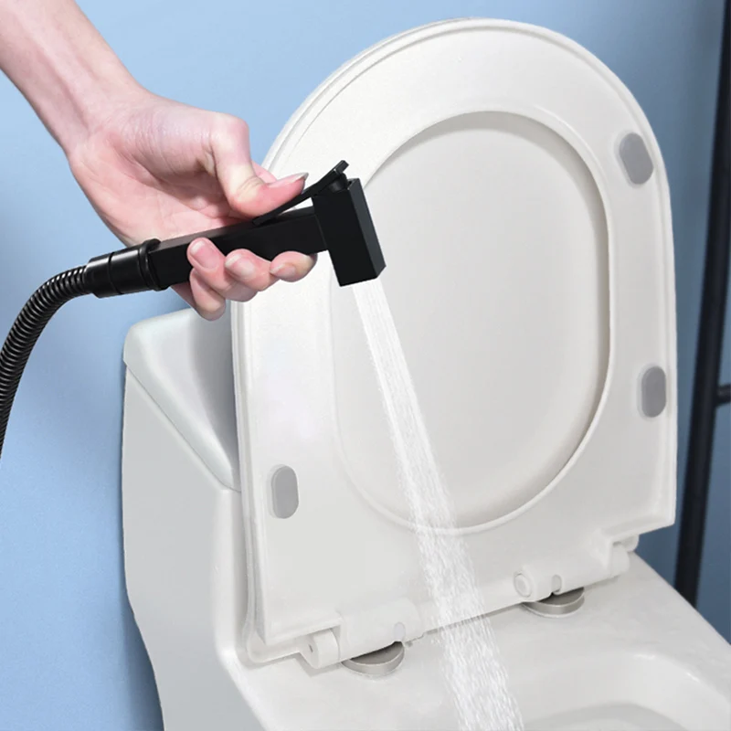 JVK WC Toilet Brass Bidet Ablution Faucet Golden Shattaf Set