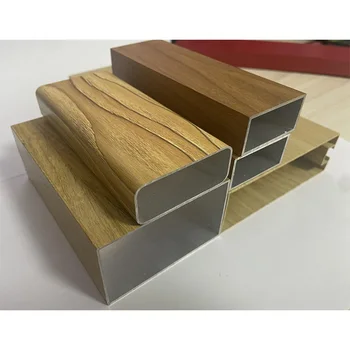 Two Part Concealed Fix Timber Look Batten Aluminum Wood Grain Outdoor ...