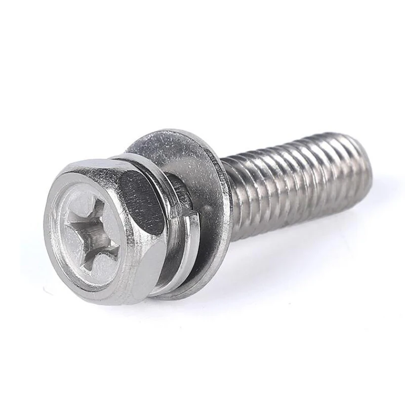 M4 M5 M6 M8 Stainless Steel Screws with Washer Assortment