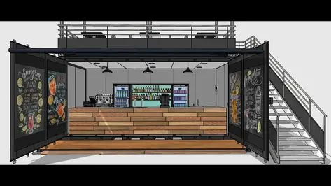 Container Restaurant Kitchen - Detachable & Prefabricated