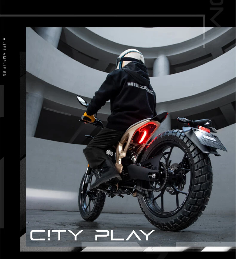 Zeeho 2023 New Arrival E Bike/bicycle City Play 48v 25ah Lithium Battery E Bicycle Pedal Kit E ...