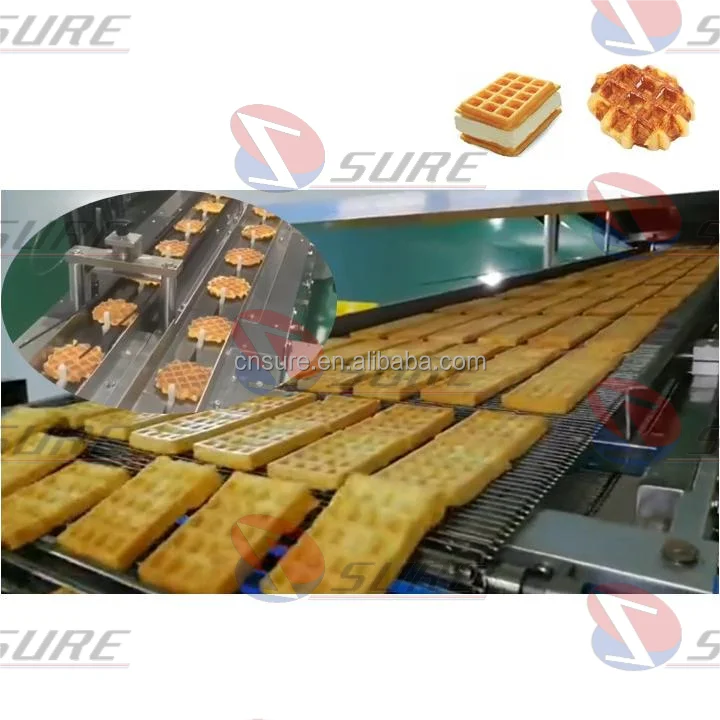 Automatic Soft Waffle Biscuits Snack Making Line| Alibaba.com