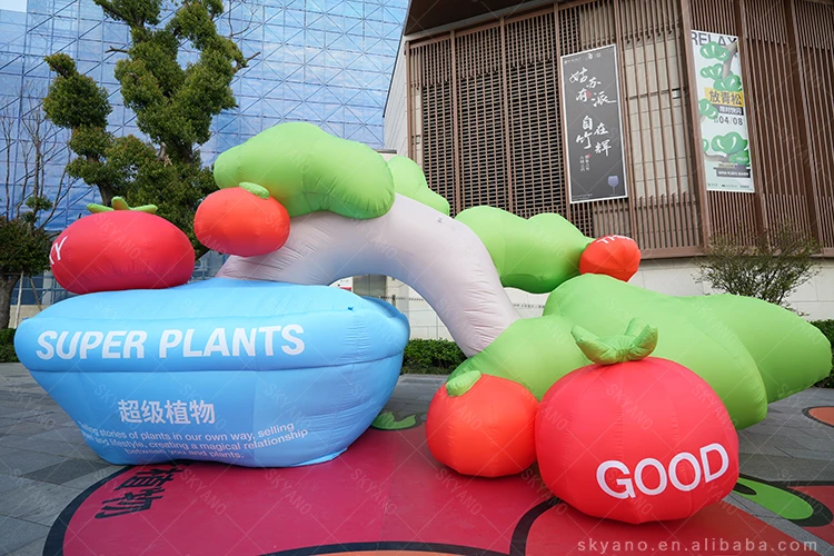 Customized Inflatable Plant Potted Model /plant Advertising Model ...