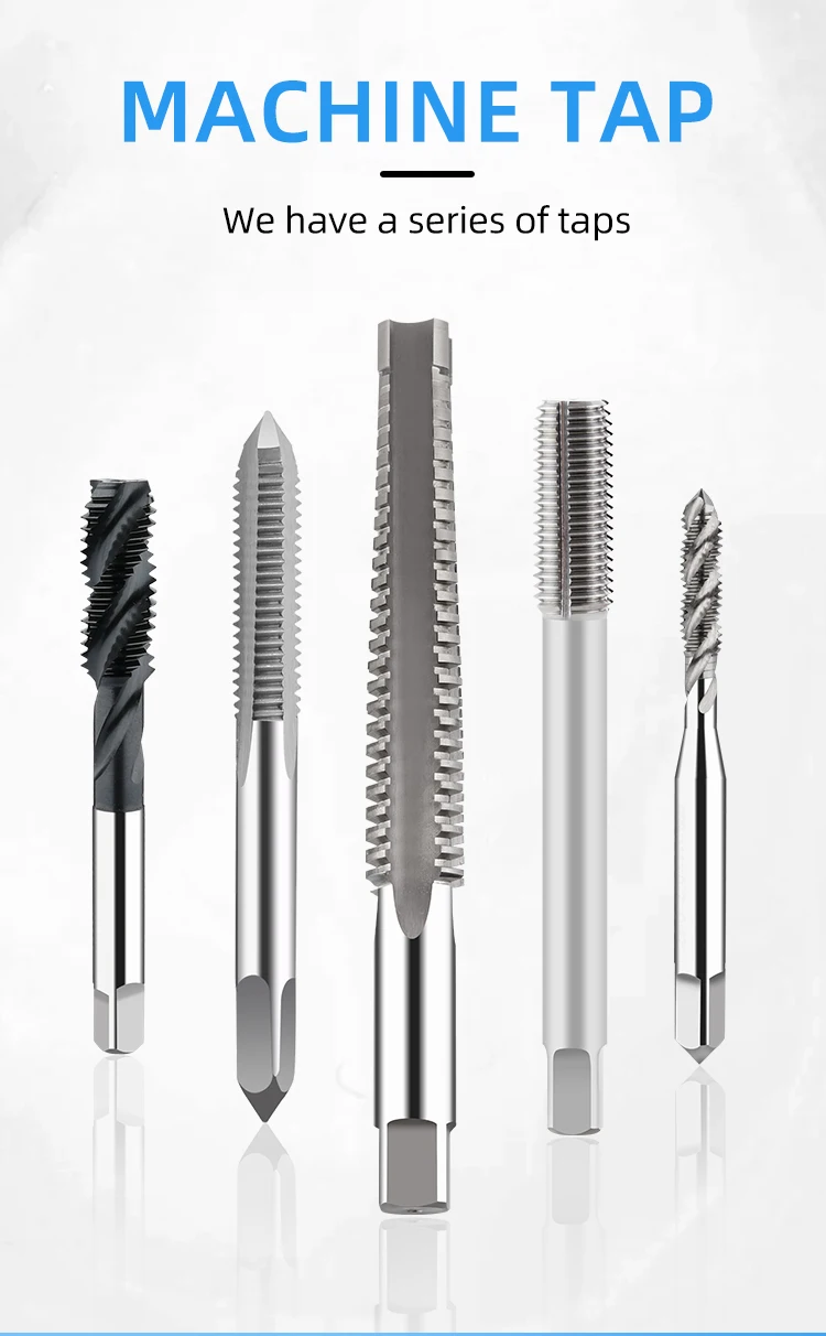 Machine Thread Taps HSS High Speed Steel Specification Tungsten Steel ...