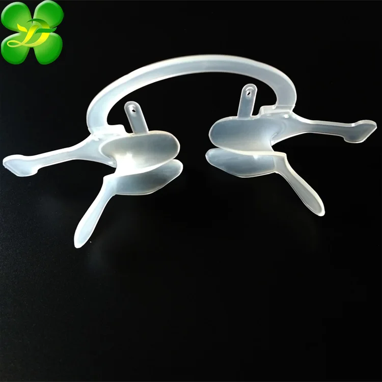 Different Sizes Adult C Shape Blue Transparent Dental Cheek Retractor ...