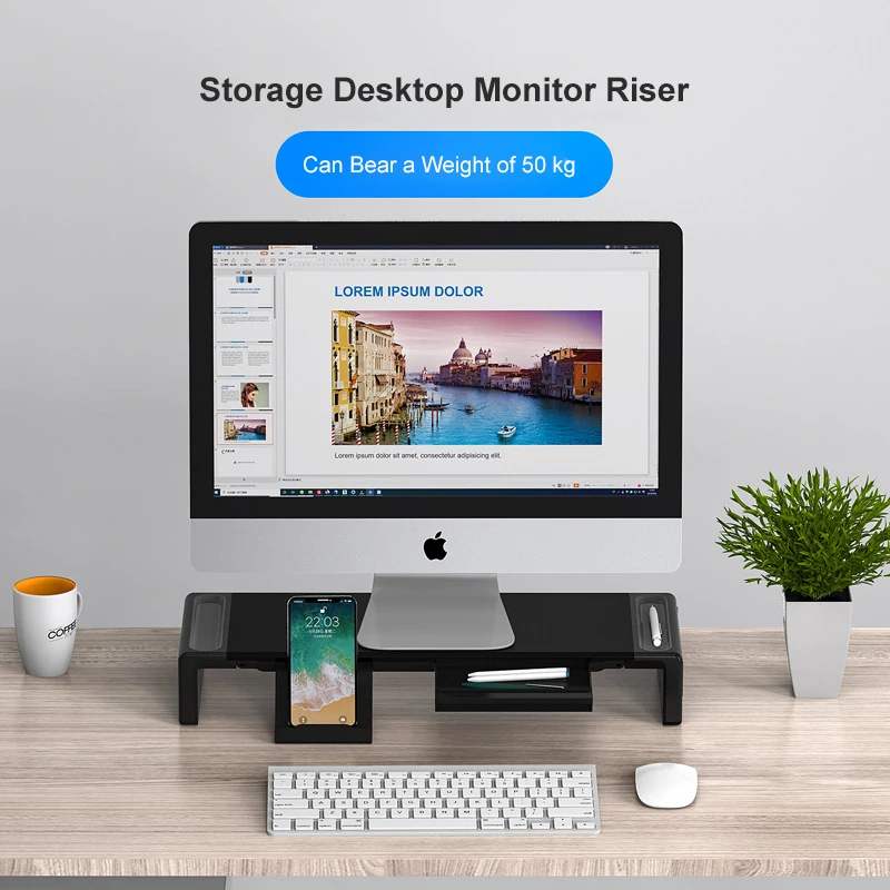 Modern ABS Base Para Monitores Desk Top Portable Small Laptop Computer ...