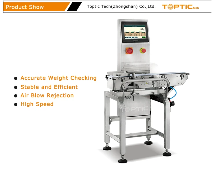 TT-CW120/150 High Accuracy Check Weigher - Toptictech