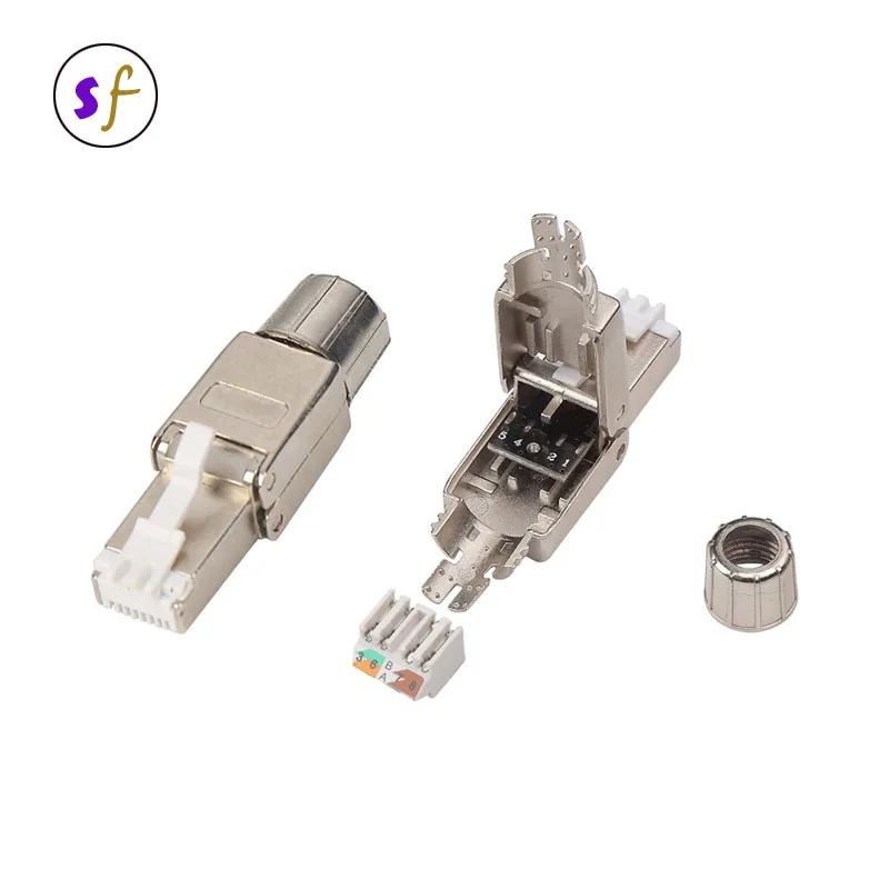 RJ45 Cat6A Shielded Tool-free Connector With Screw| Alibaba.com