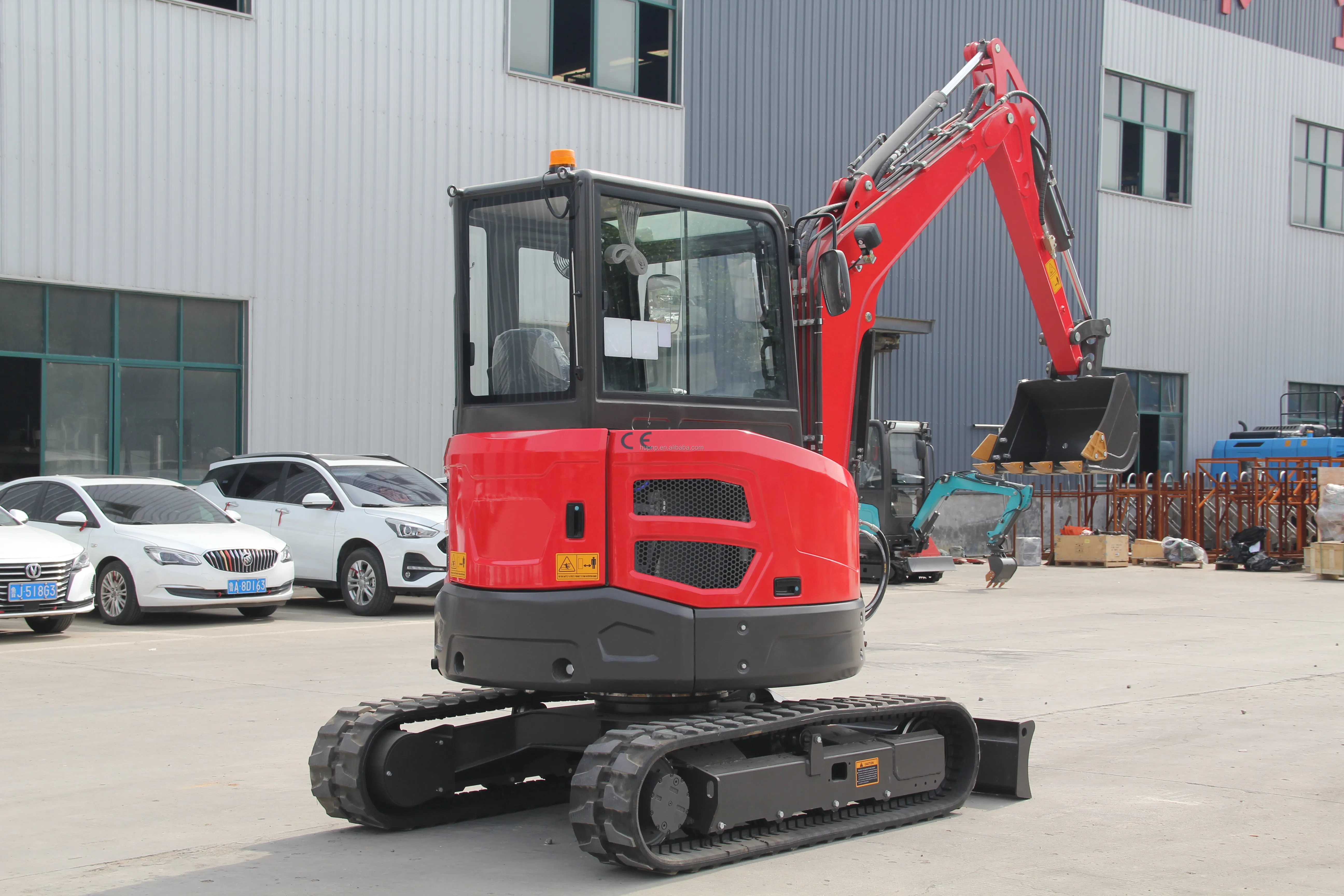 European Standard Euro 5 Mini Digger 3.5 Ton Small Crawler Excavator ...