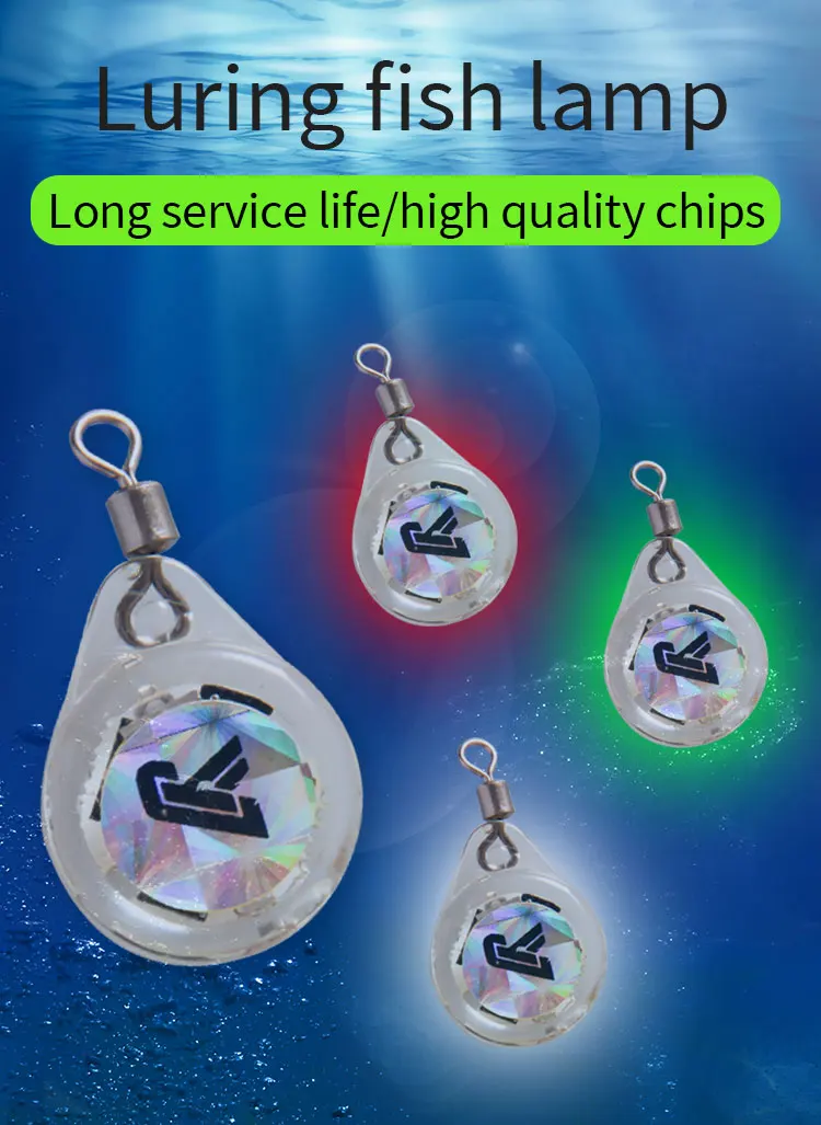 2cm Led Underwater Fishing Light Electric Lure Marine Fishing Light ...