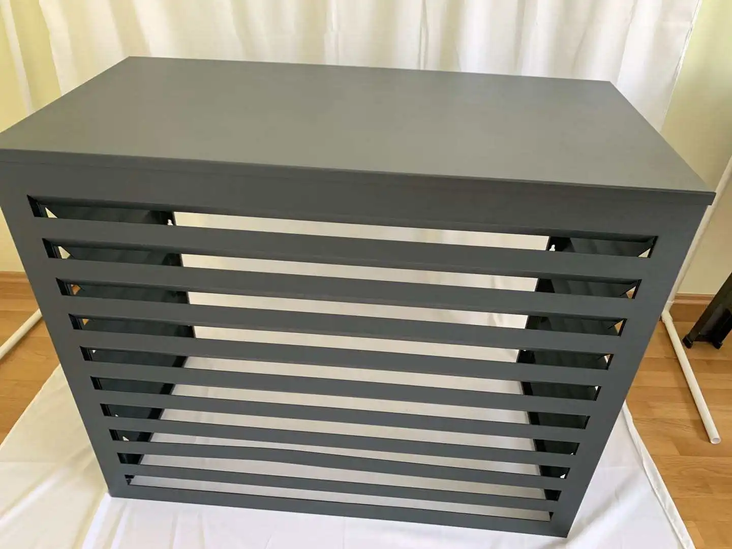 Outdoor Aluminum Ac Unit Louver Air Conditioner Cover For Residential ...
