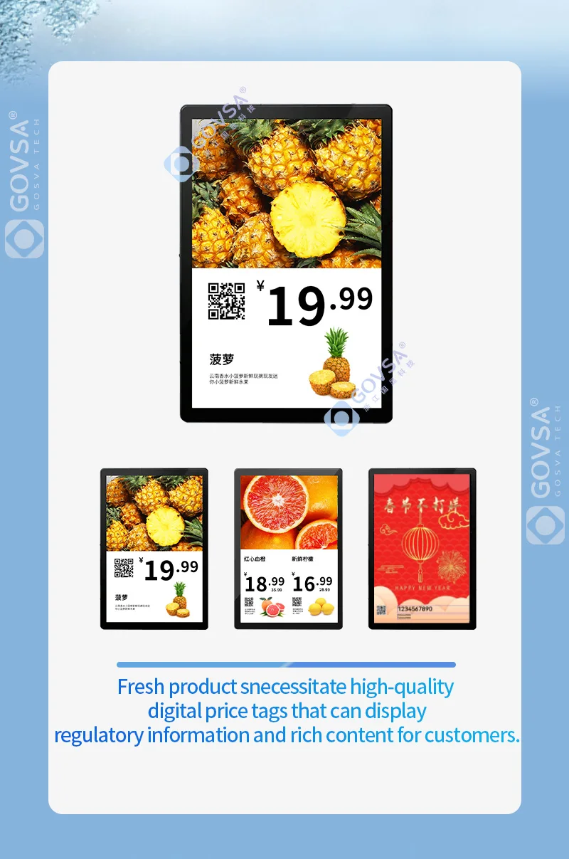 10.1 Inch Digital Price Tag - Electronic Shelf Label