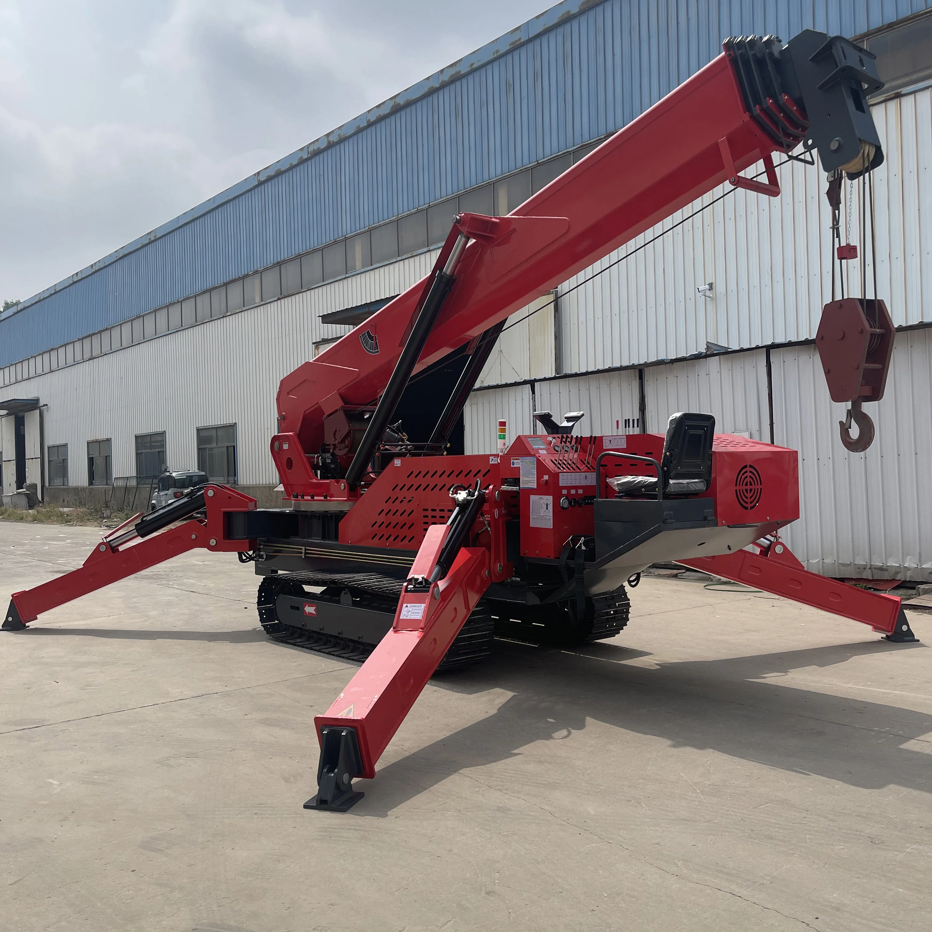 T-030 Great Standard Spider Crane 3 Ton Mini Spider Crawler 2 Ton Crane ...