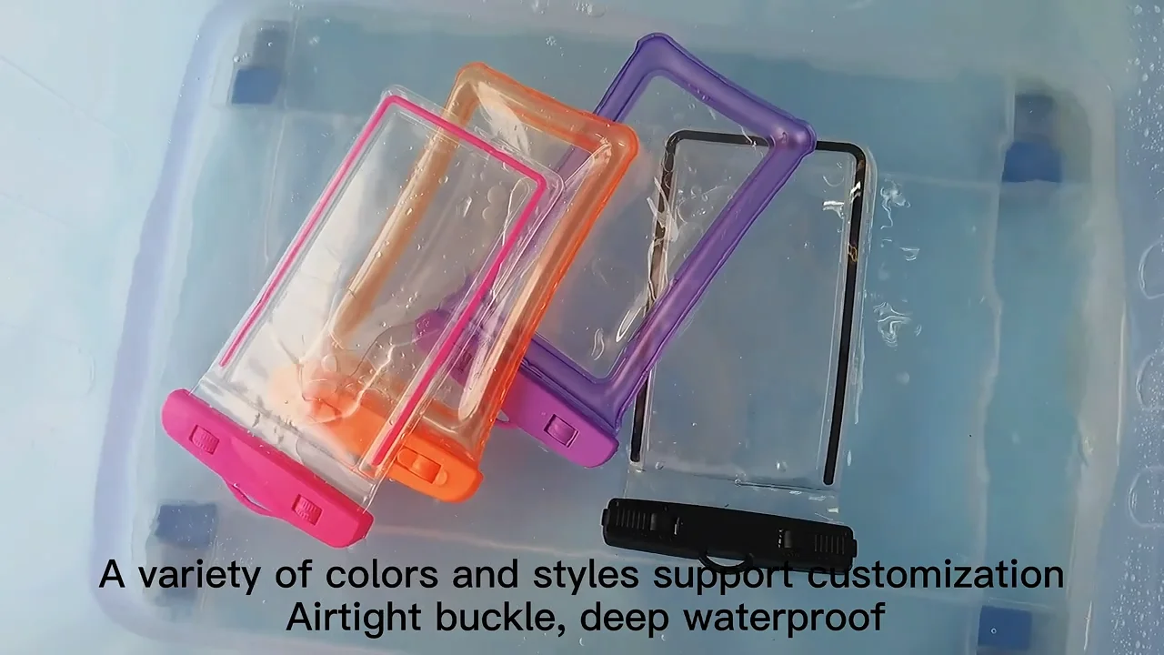 Hot Tpu Pvc Underwater Sealable Universal Clear Transparent Water Proof ...