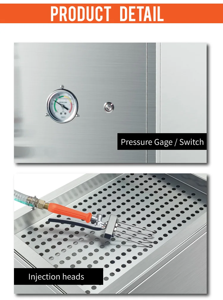 Commercial Meat Marinade Chicken Beef Sheep Salt Brine Injector Machine ...