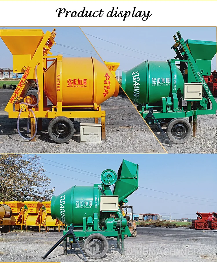 High Capacity Jzc300 Diesel Engine Powered Concrete Mixer - Buy High ...
