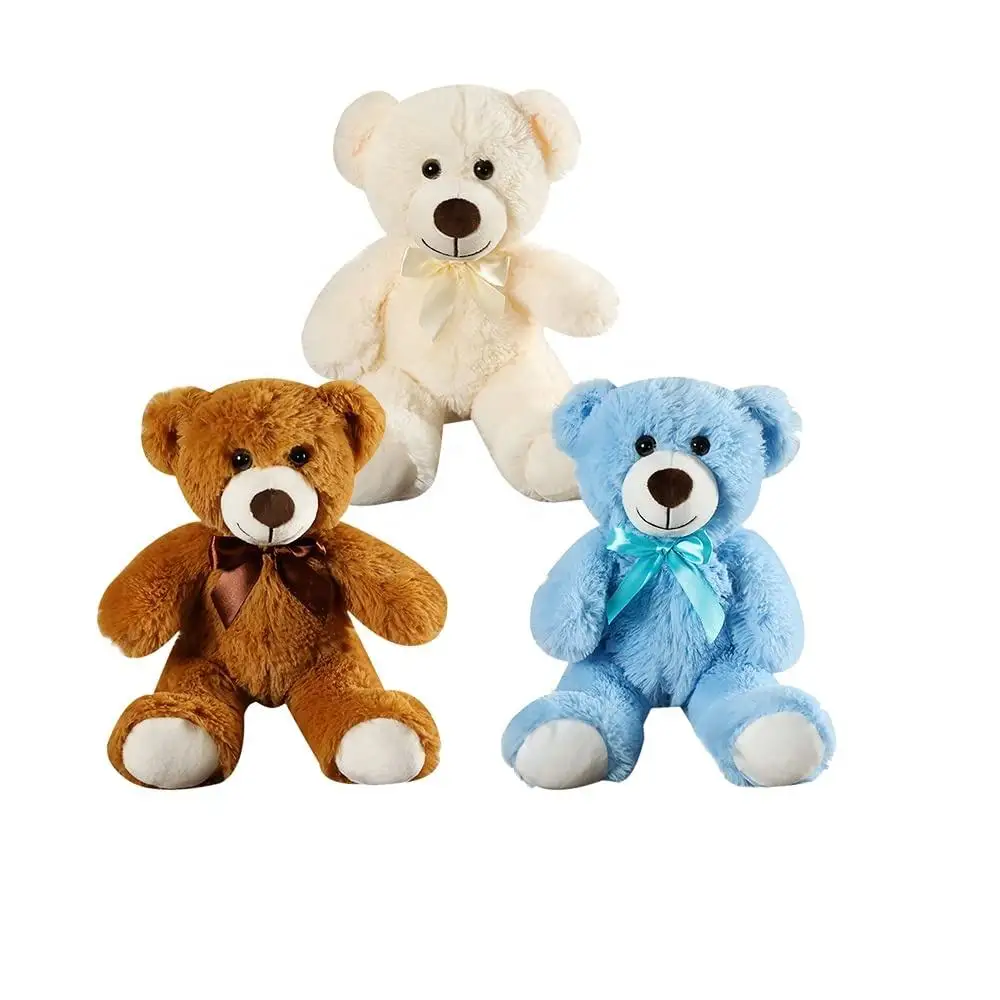 Wholesale Customize Multi Color Teddy Bear with Ribbon