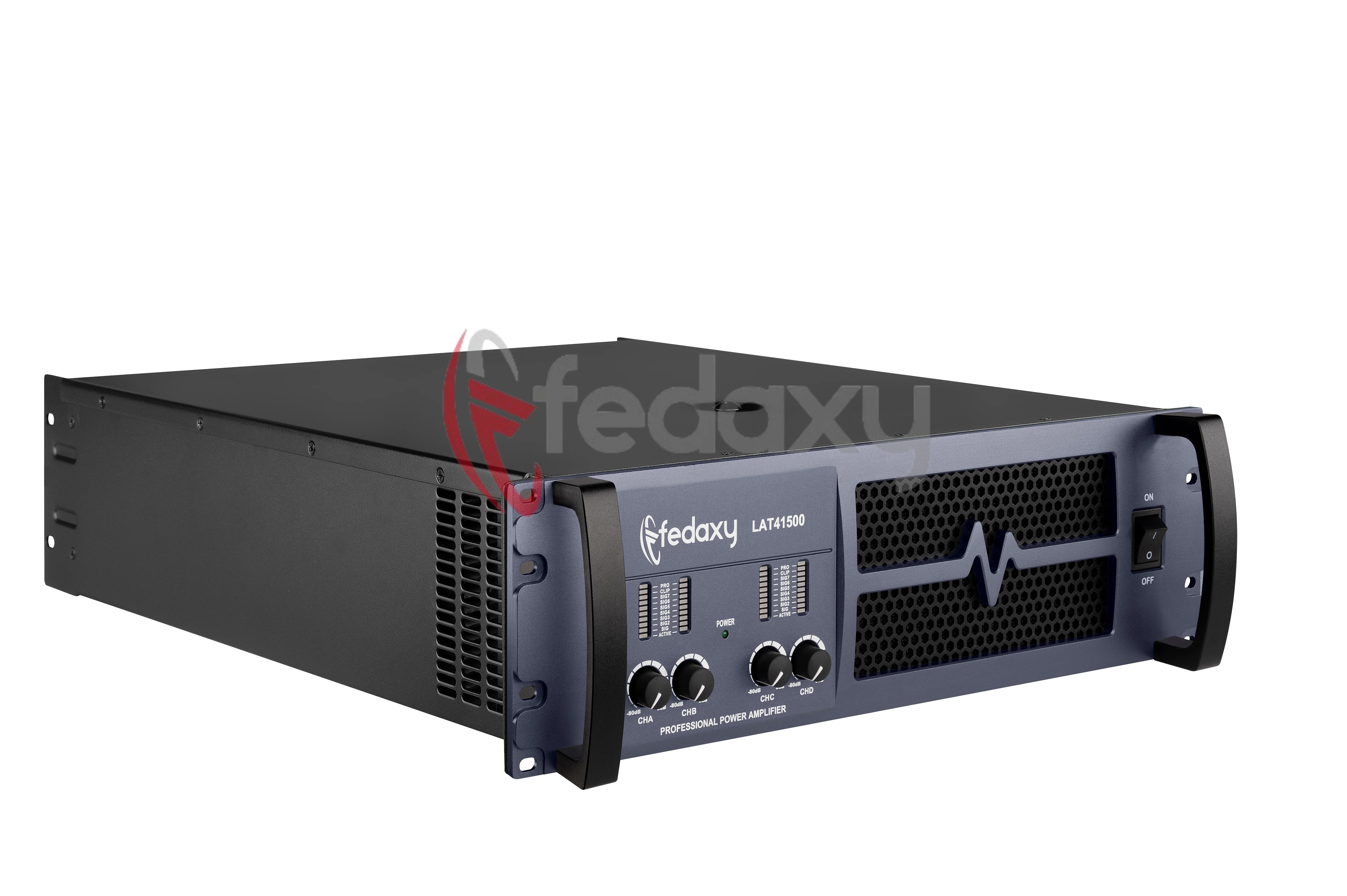 Professional Subwoofer 3u Power Amplifier Class h 4 Channel 4x1500w ...