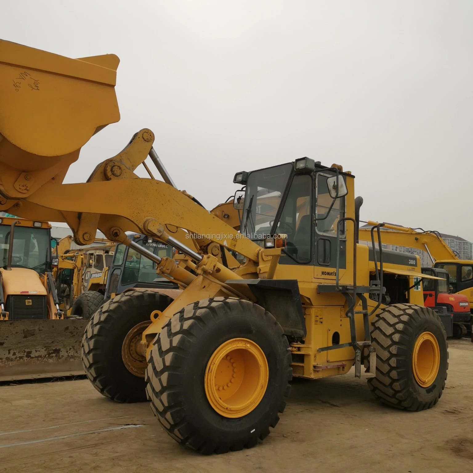 Used Wheel Loaders 5t Japan Komatsu WA380-6 High Power Big Bucket ...