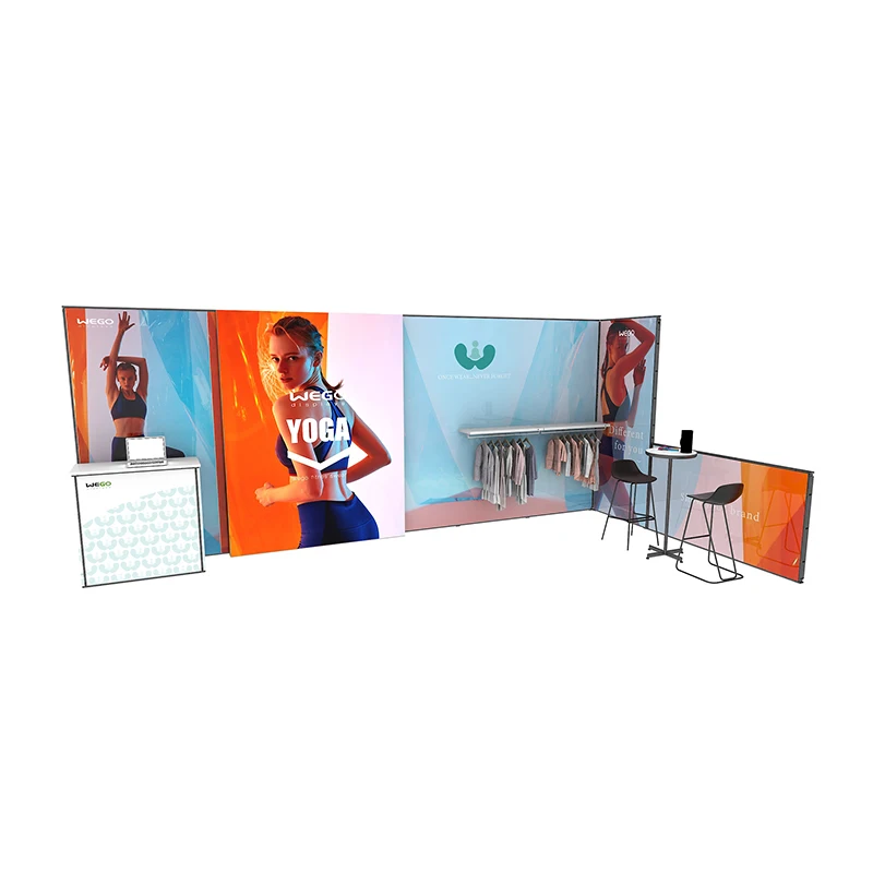 Trade Show Booth 10x20 Exhibition Booth Displays 3x6m Aluminum Frames ...
