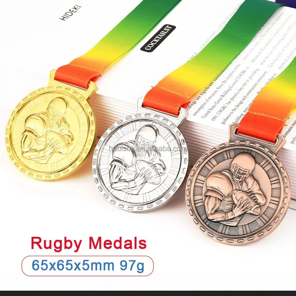 Wholesale Soccer Sports Medals - Zinc Alloy Gold Silver Bronze