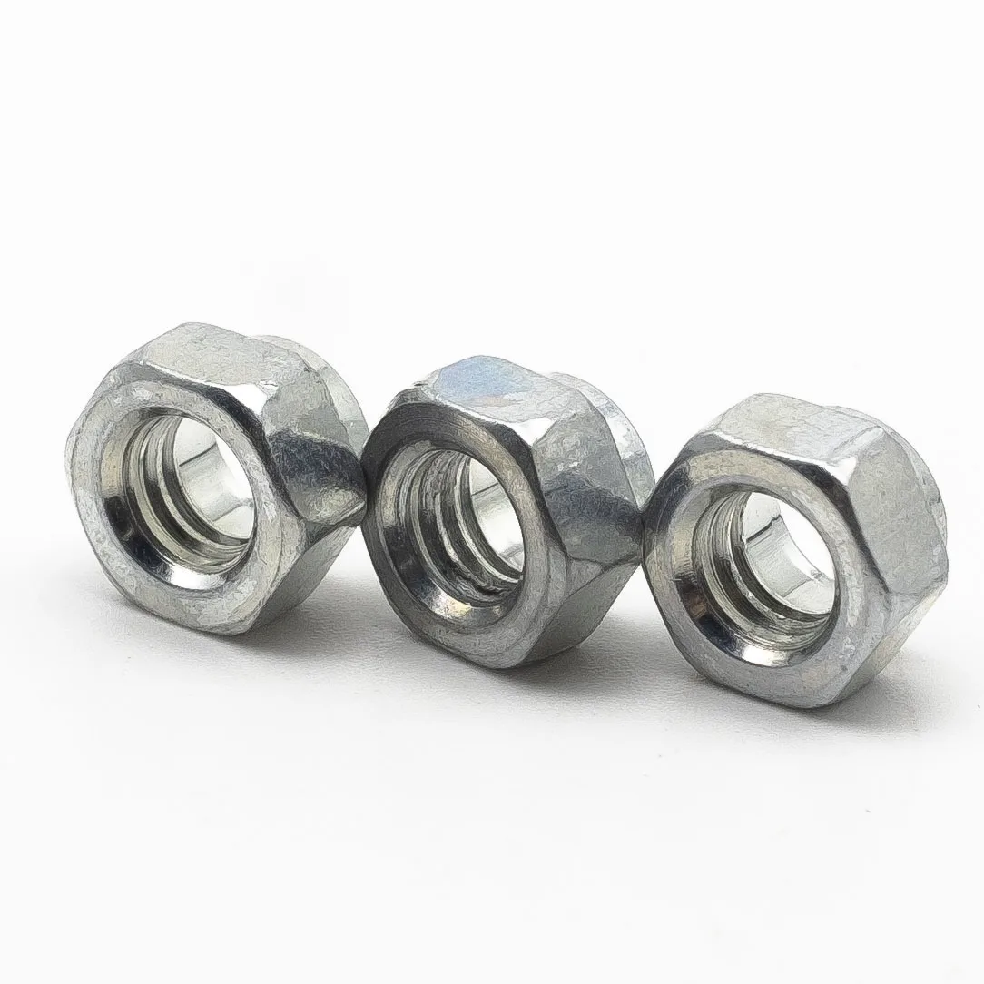 M5 M6 M8 M10 M12 M14 Din985 Nylon Insert Lock Nuts Stainless Steel A2-70 A2-80 Hexagon Nylock ...