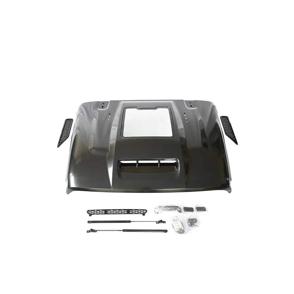 Newest Glass Transparent Engine Hood Glass Metal Hood For Jeep Wrangler ...