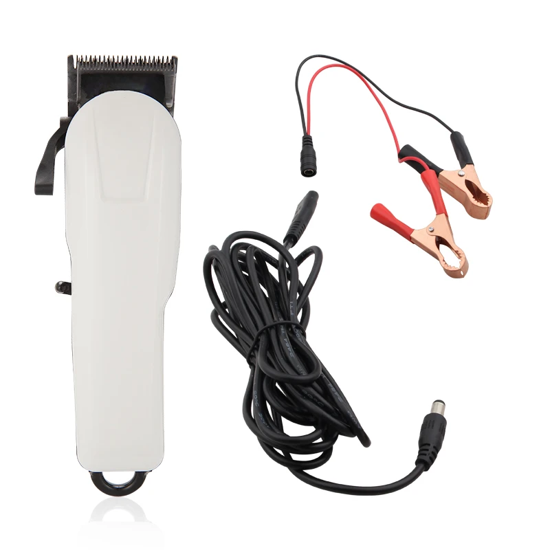 12V DC Solar Hair Clipper - Rechargeable Battery Powered for Commercial ...