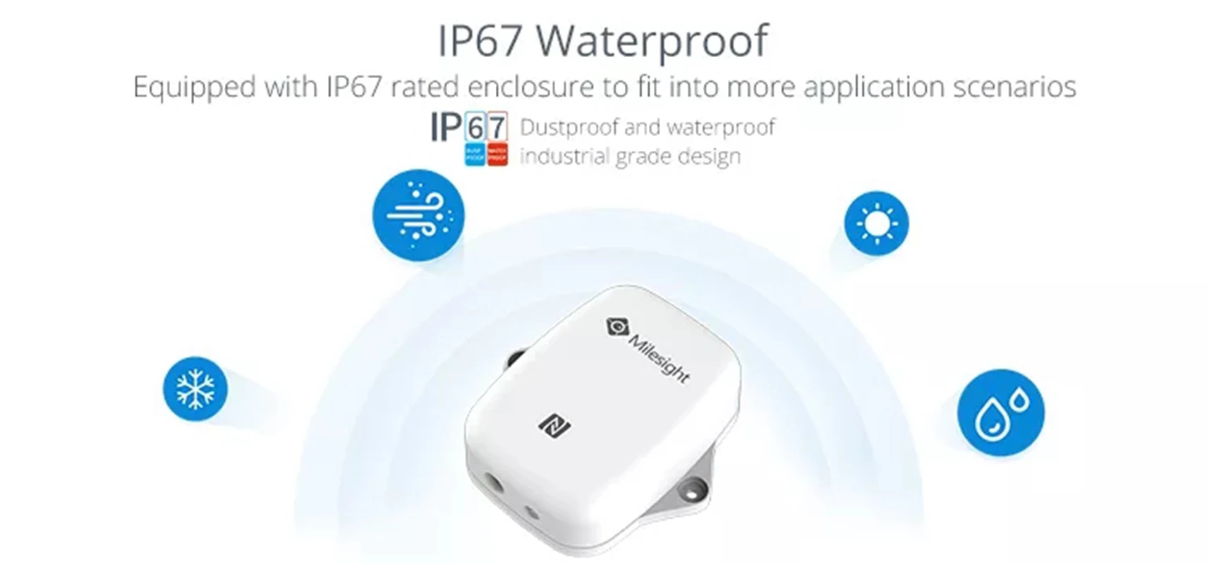 Milesight EM300-TH IP67 Lorawan Temperature and humidity sensor ...