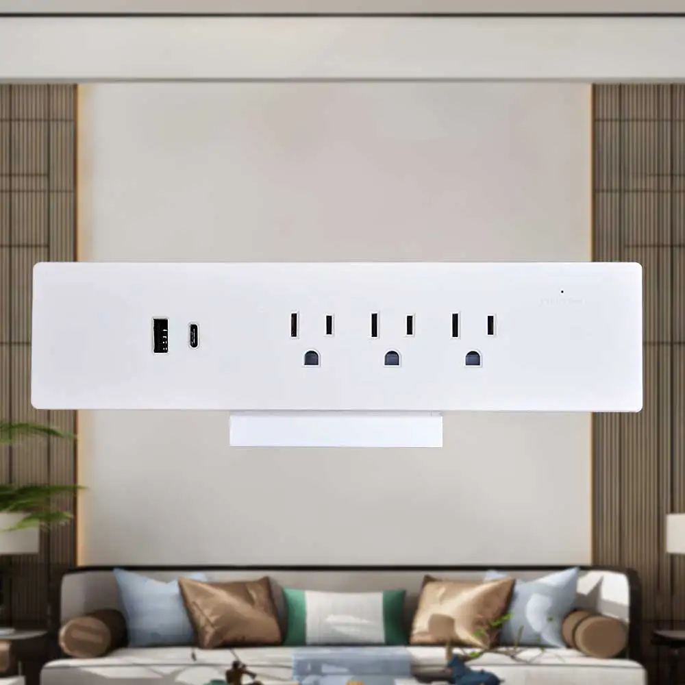 Oswell Usa Desktop Clamp Mounted Table Surface Socket 3ac Us Power ...