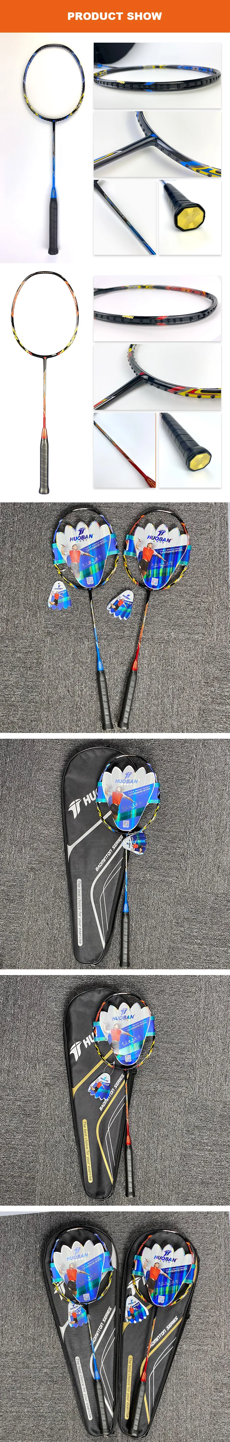 Loki 5u Carbon Fiber Badminton Racket Custom Professional Badminton ...