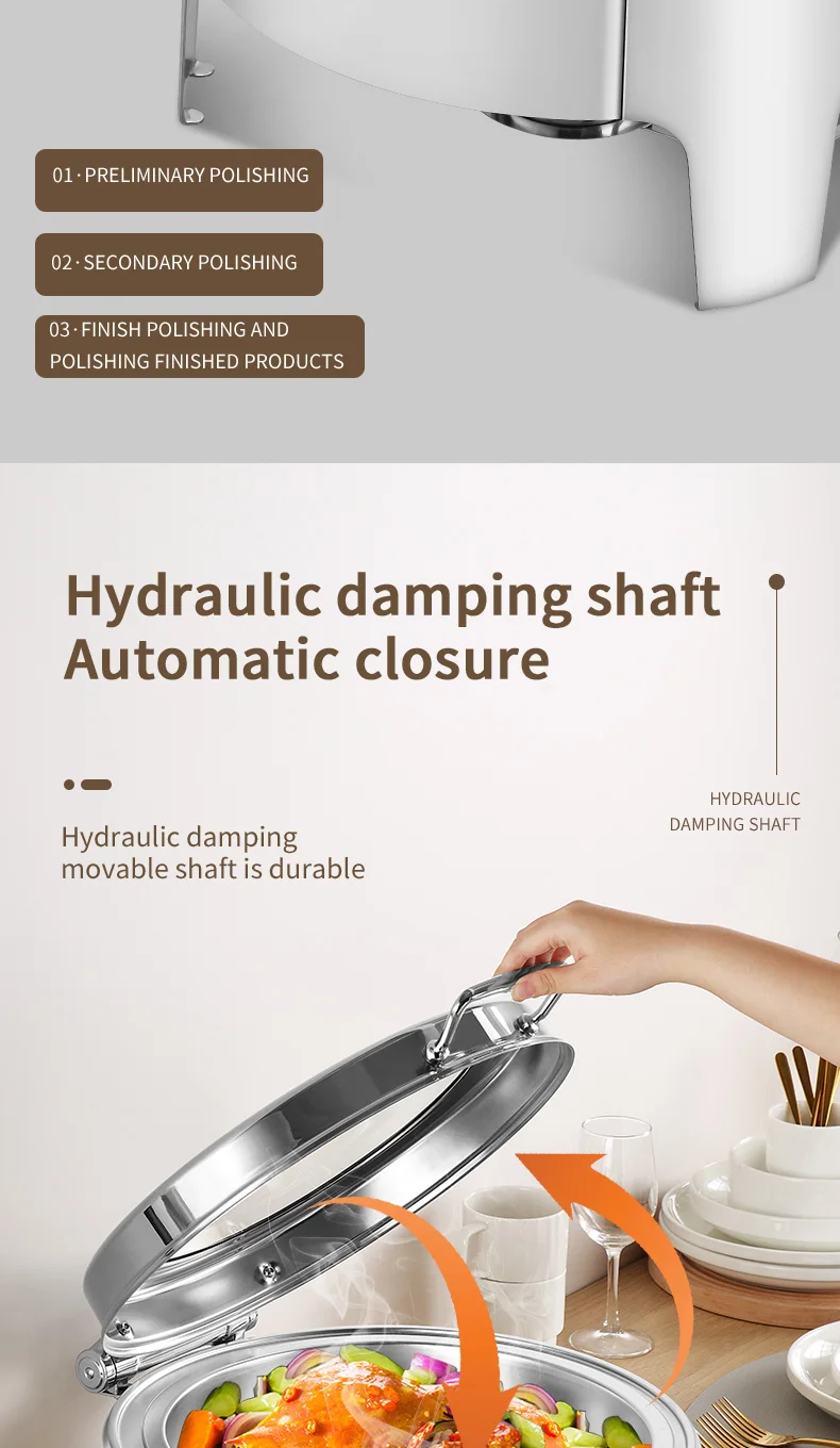 New Luxury Commercial Chafing Dish Hotel Buffet Party Catering ...