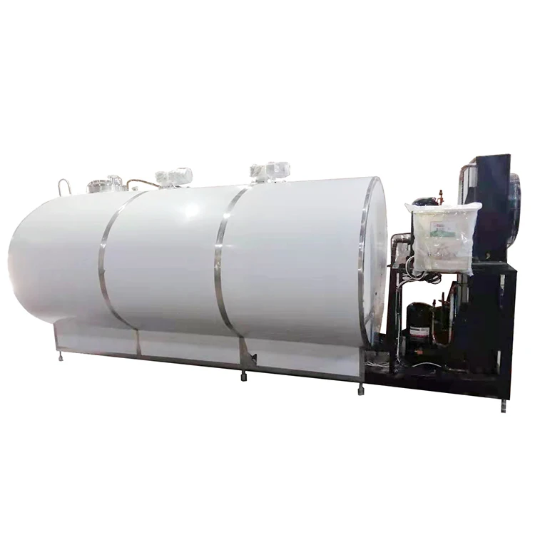 Farm milk cooling tank Refrigerated milk tank Horizontal milk cooling ...