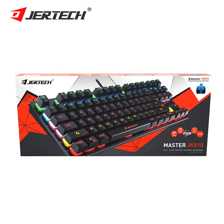 Jertech Jk510 Cherry Cyan Axis Minimalist Fashion Standard Keyboard ...