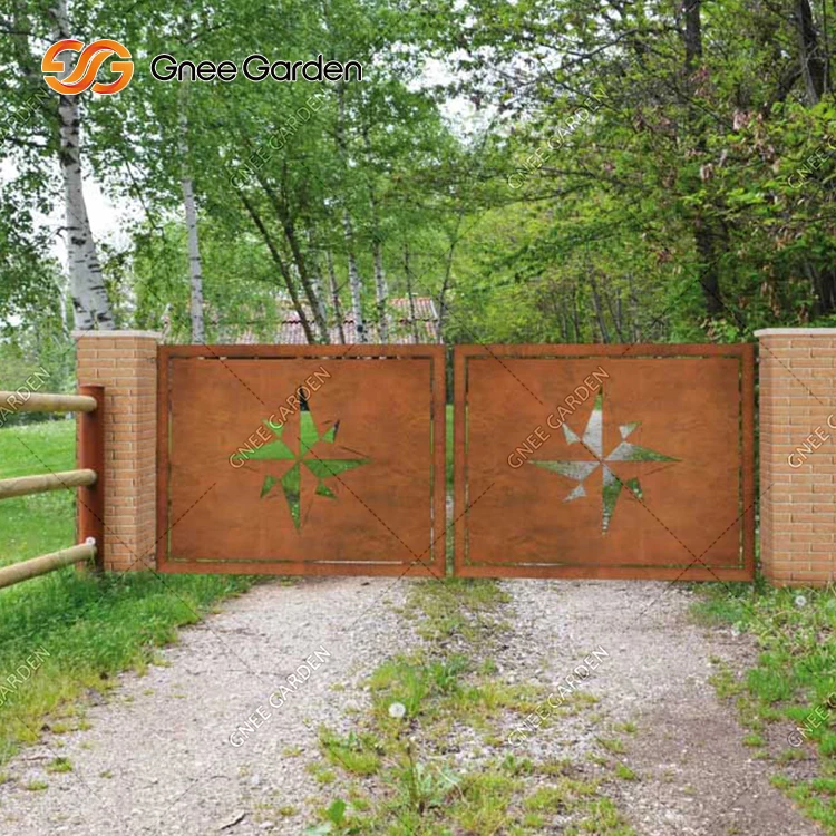 Rusty Corten Doors Corten Gate Garden Corten Steel Door| Alibaba.com